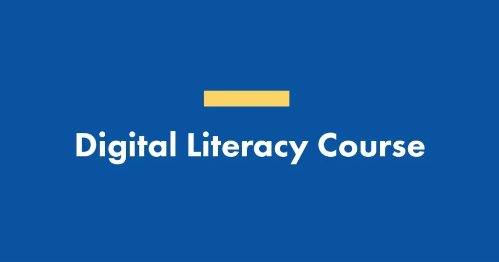 Enhance Your Future with Our Digital Literacy Course