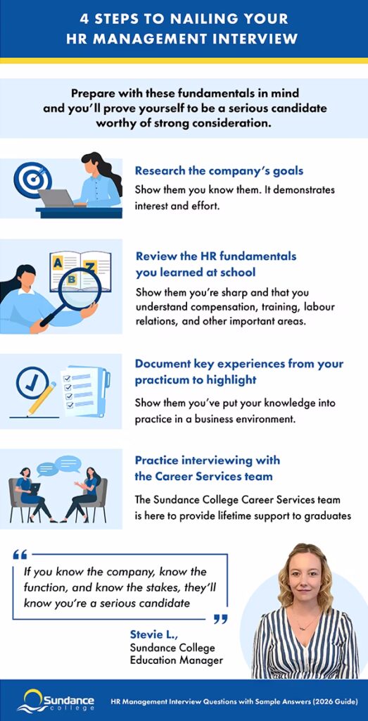 Human Resources Management Interview Questions & Answer Tips